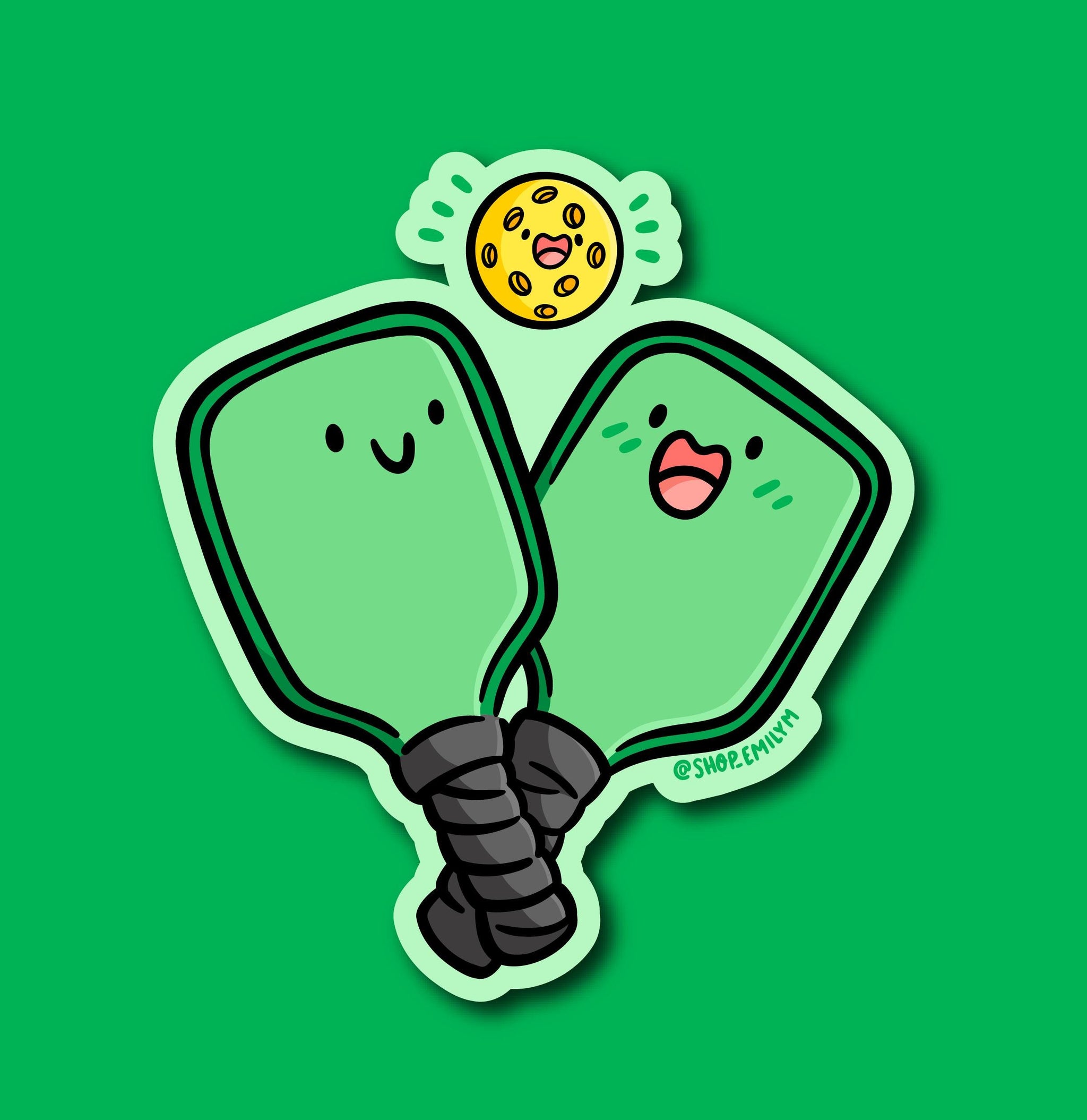 Pickleball Sticker