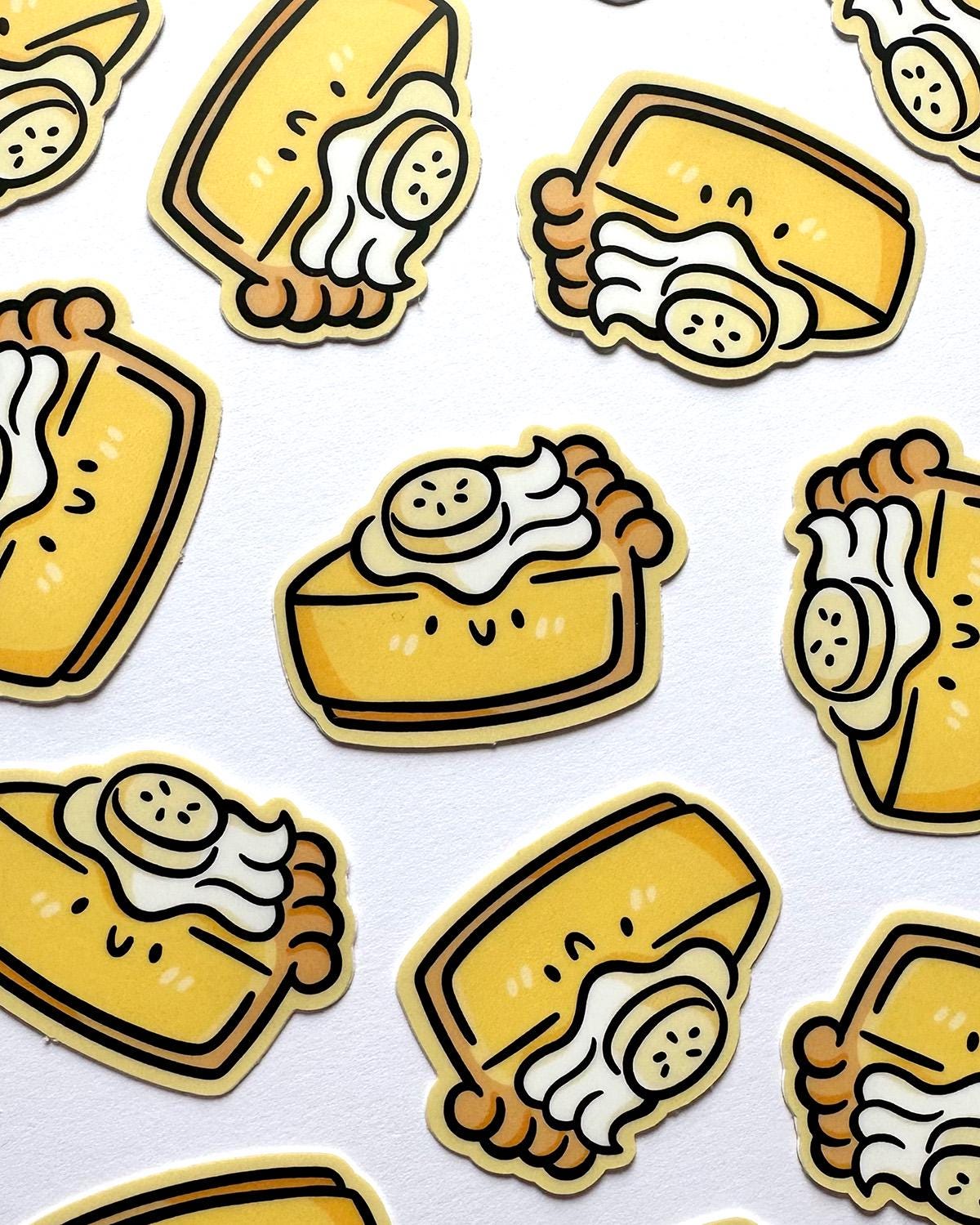 Banana Cream Pie Mini Sticker