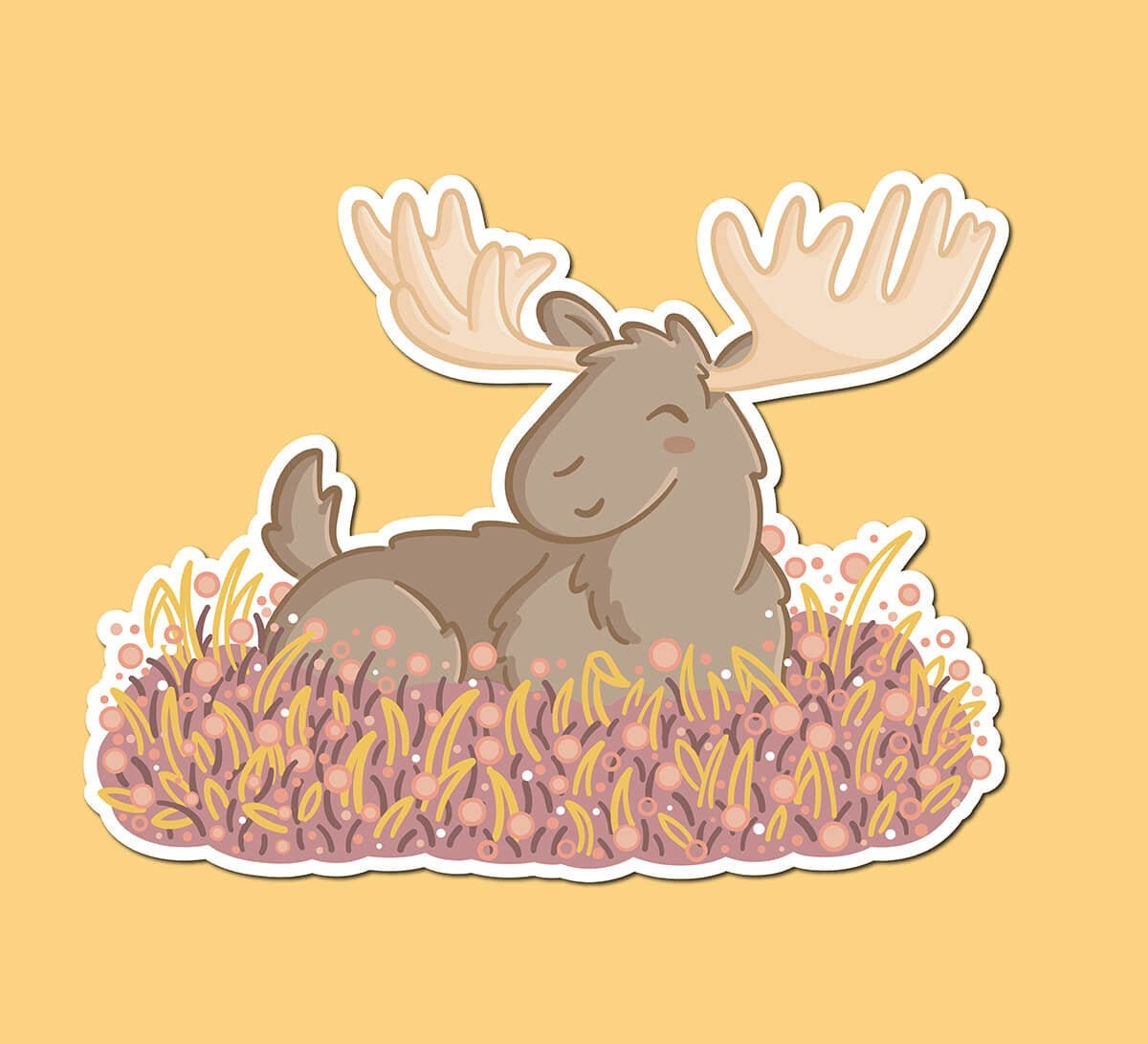 Moose Sticker
