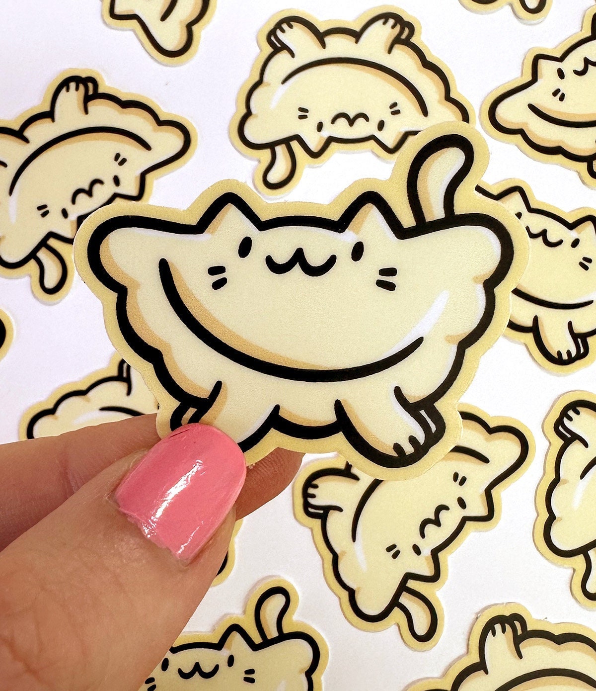Pierogi Cat Mini Sticker